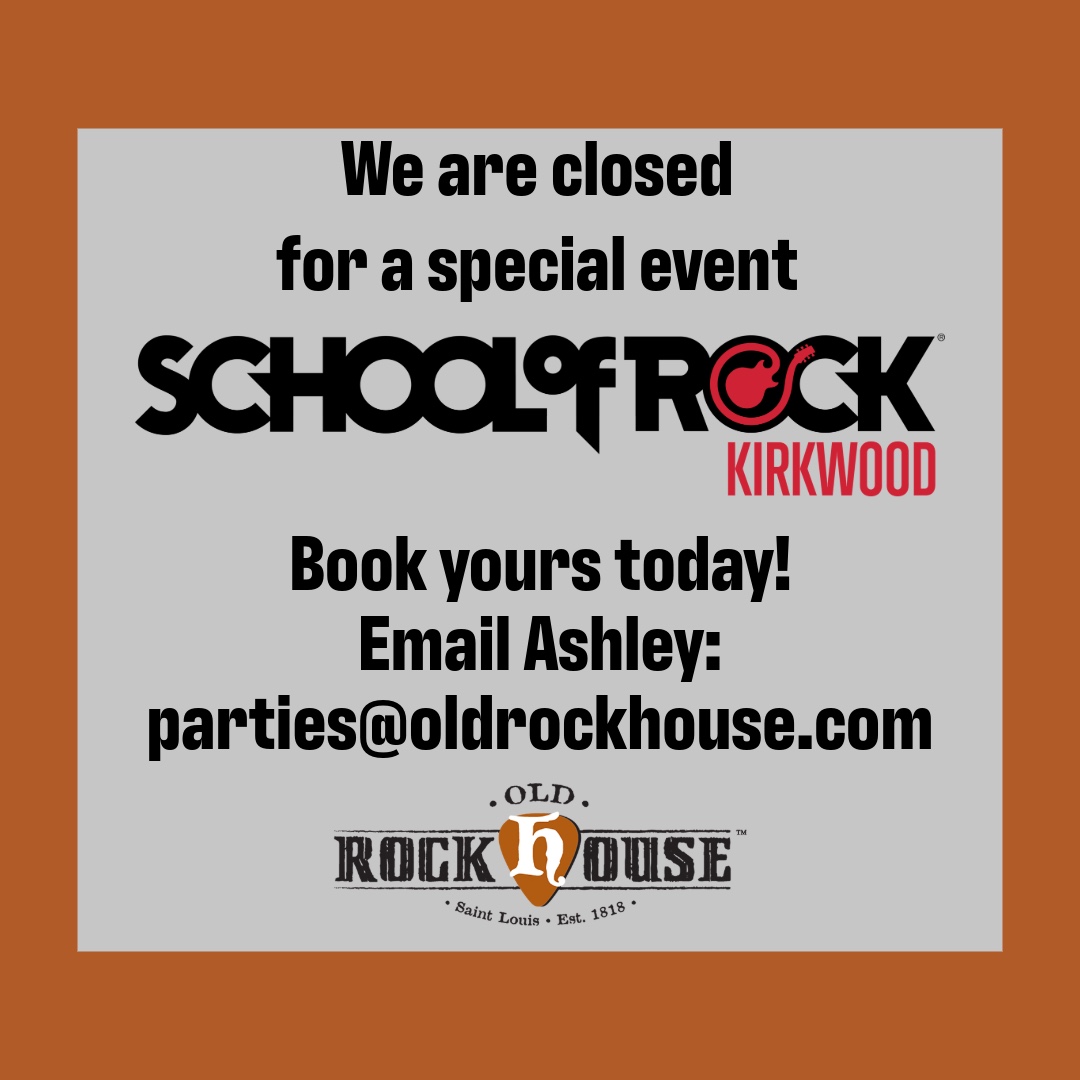 School of Rock Kirkwood Fall End of Season Show | Old Rock House | The ...